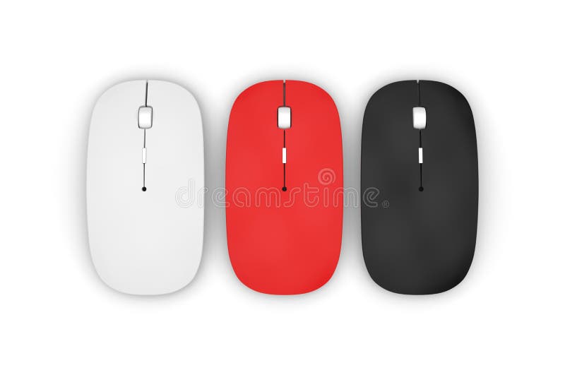 Blank Promotional Computer Mouse for Promotional Branding. 3d Render ...