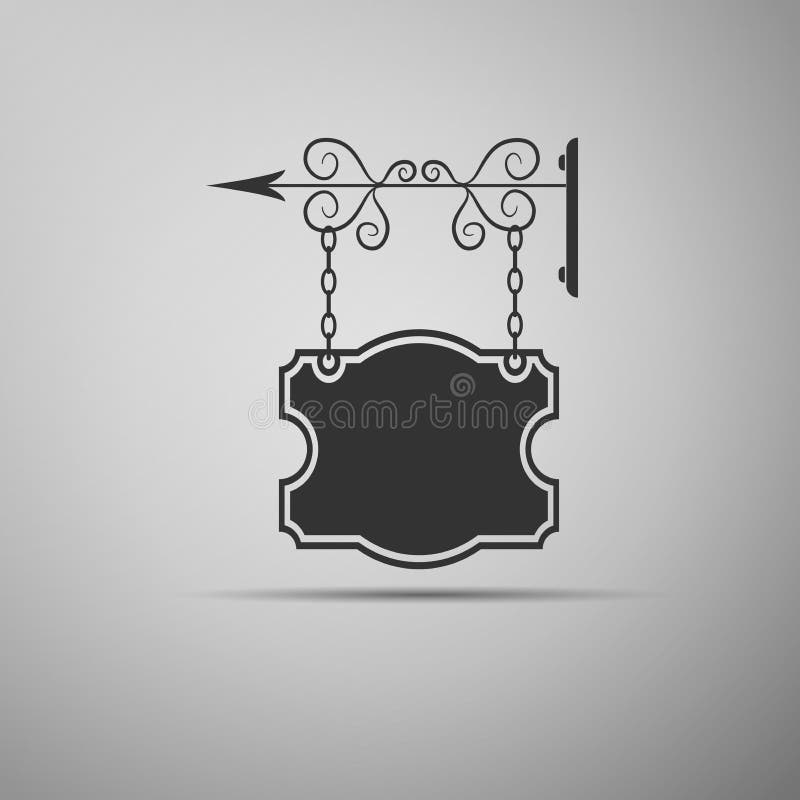 Fancy Hanging Sign Illustration Stock Illustrations – 64 Fancy Hanging ...