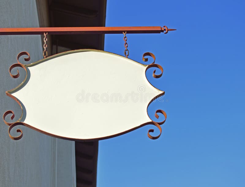 Blank Pub sign stock image. Image of exterior, object - 42403569
