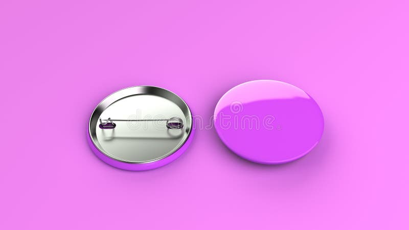 Blank Purple Badge on Purple Background Stock Illustration ...