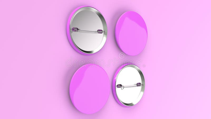 Blank Purple Badge on Purple Background Stock Illustration ...