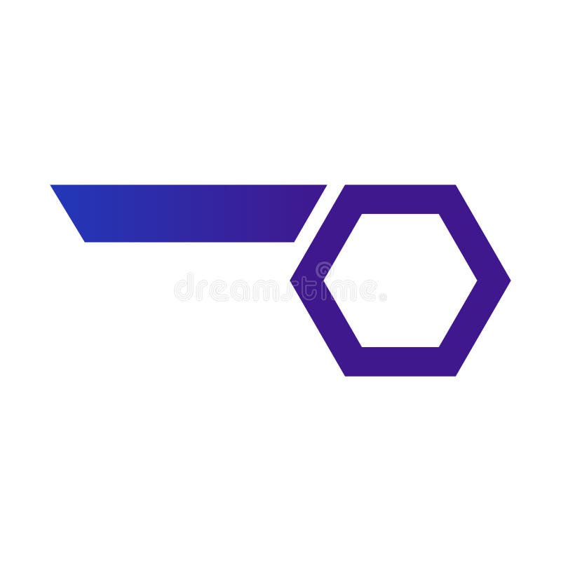 Blank Purple Hexagon with Tag Vector Design Element Stock Vector ...