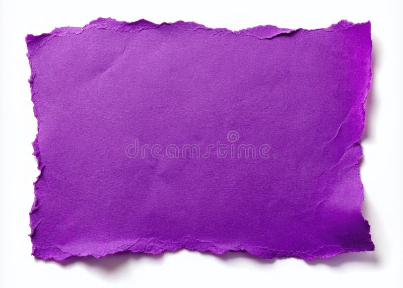 Blank Purple Ripped Paper Template a Versatile Design Element for ...