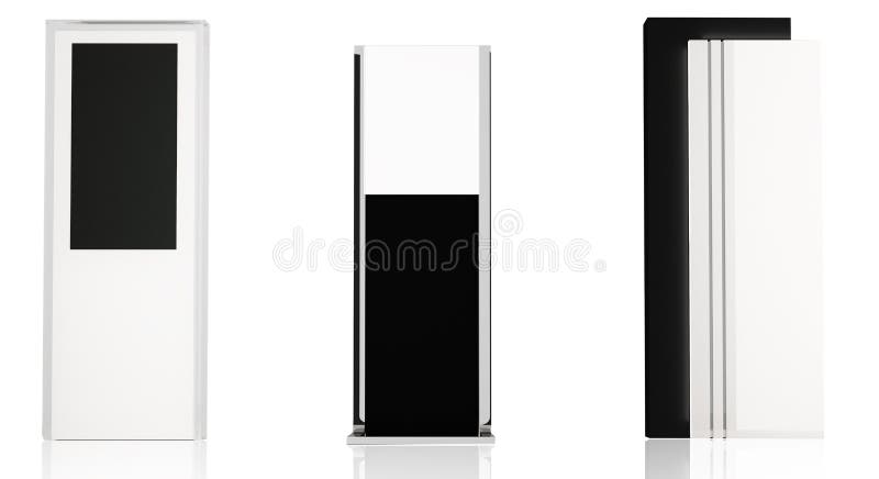 Blank Pylon Exhibition stock illustration. Illustration of signage ...