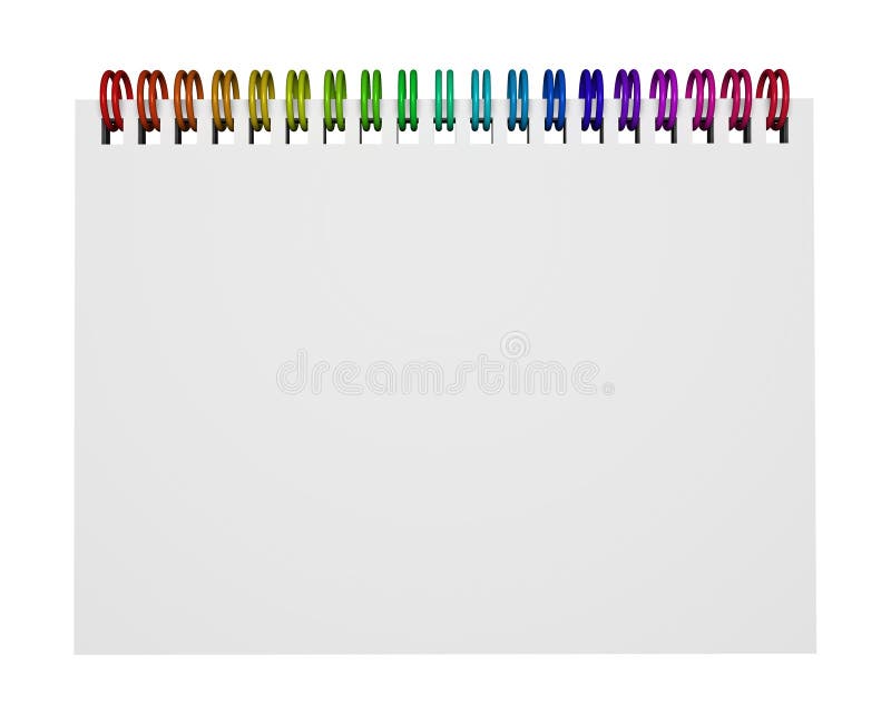 Empty Blank Ring, Spiral Notepad, Two Pages Stock Photo - Image of ... Empty Blank Ring, Spiral Notepad, Two Pages Stock Photo - Image of ...