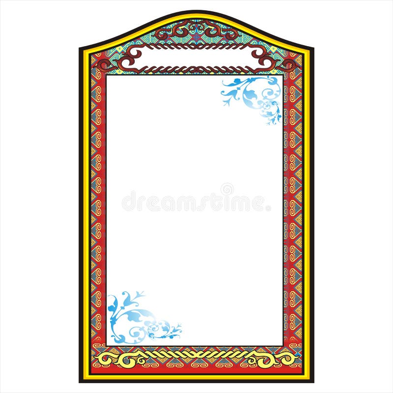 Blank ram stock illustrationer. Illustration av passerande - 7671409