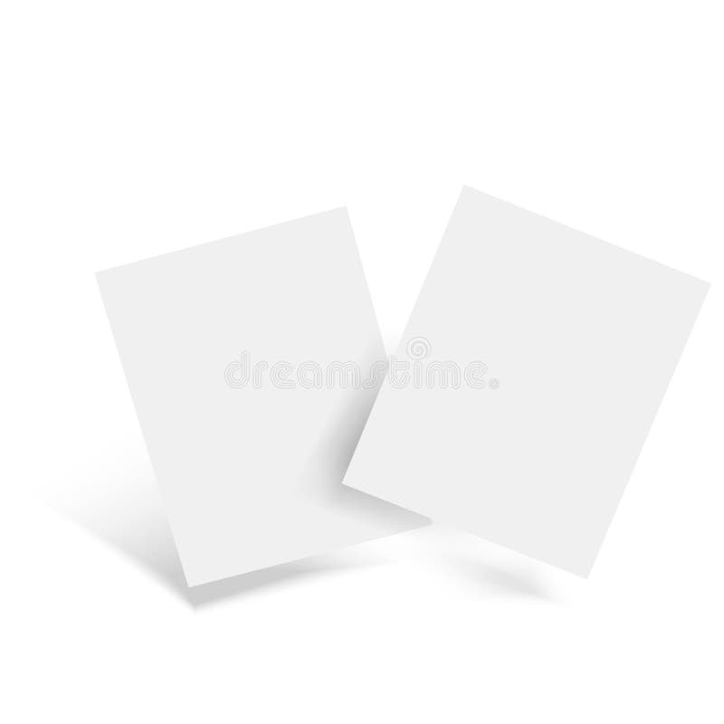 Blank Of Realistic Business Cards Template Vector Stock Vector