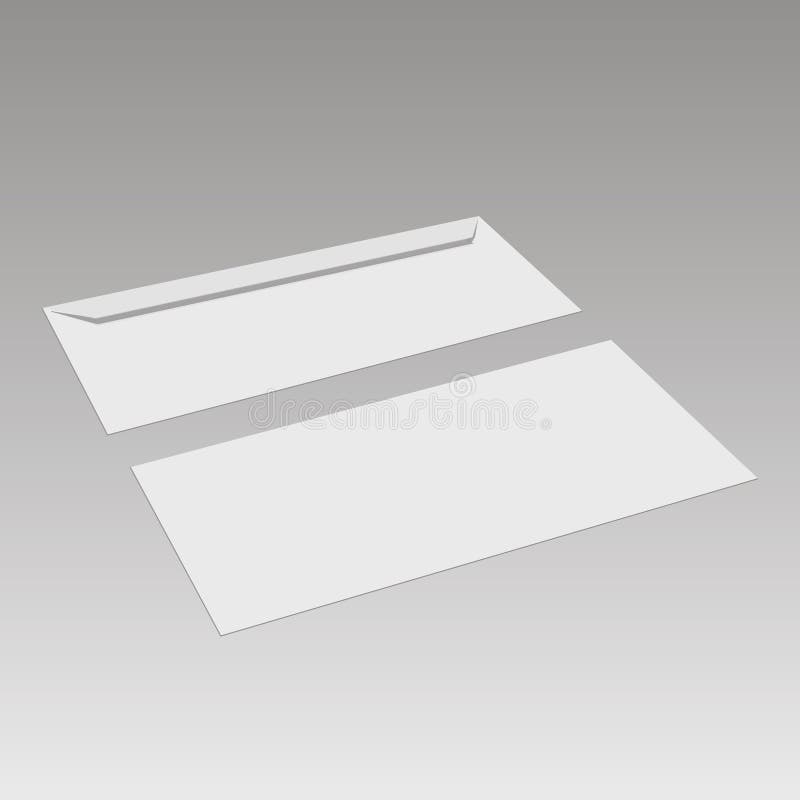 Real Blank Envelope Front And Back