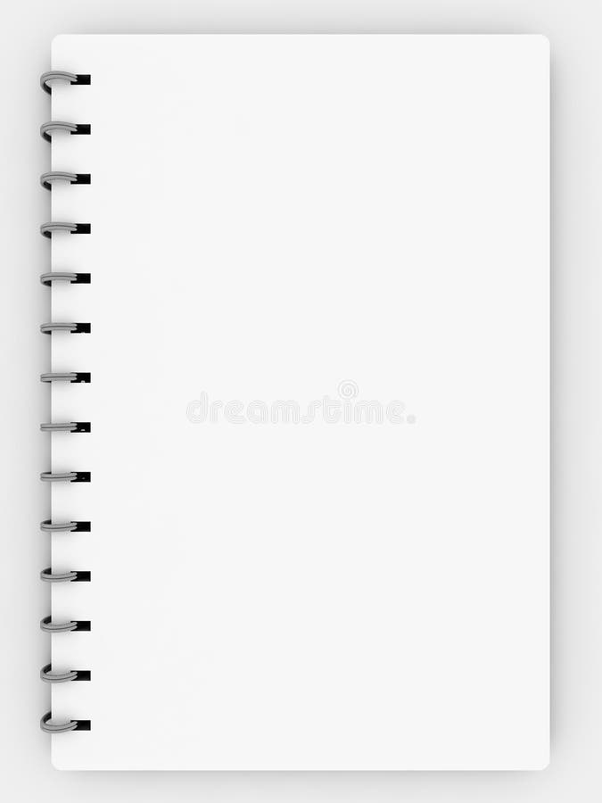 Realistic Spiral Notebook Stock Illustrations – 3,327 Realistic Spiral ...