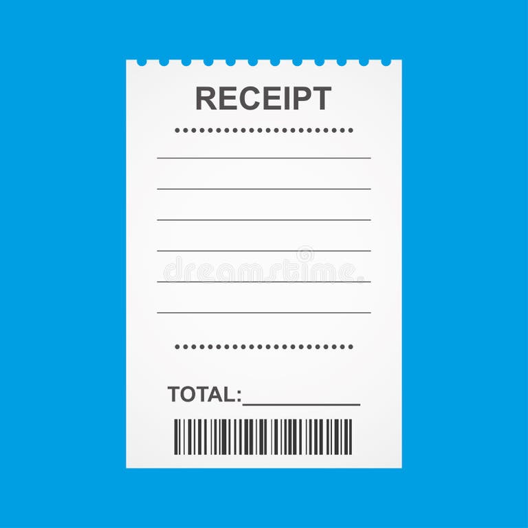 Blank Receipt Barcode Stock Illustrations – 69 Blank Receipt Barcode ...