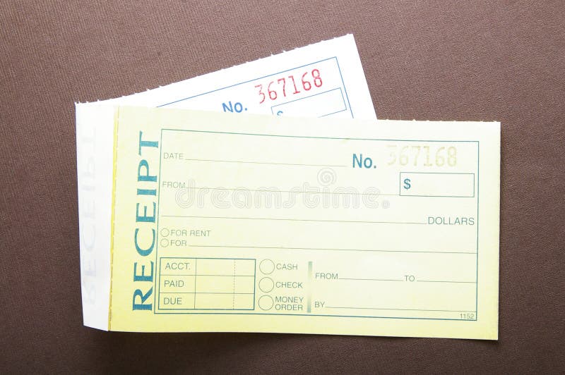 Blank receipt stock photo. Image of paper, empty, copy - 16777022