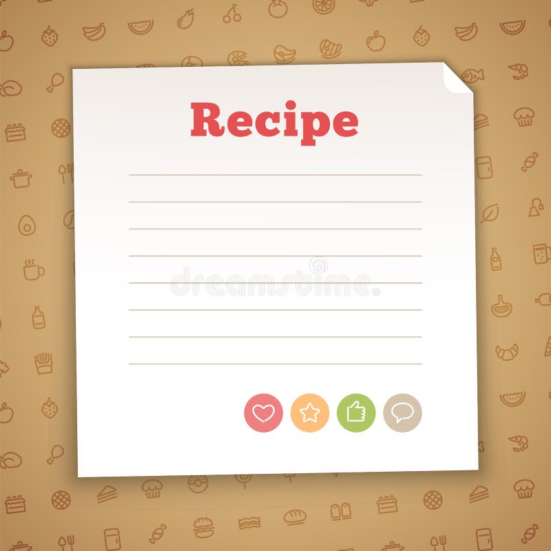 Recipe Frame Stock Illustrations – 5,716 Recipe Frame Stock ...