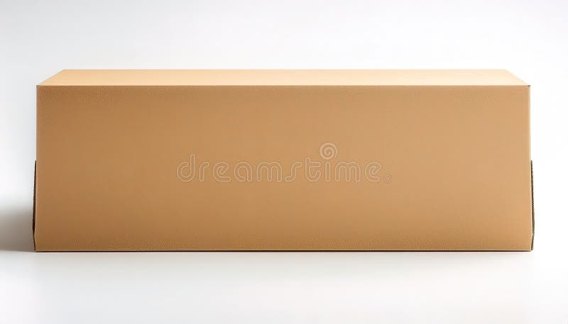 Blank Rectangle Cardboard Boxes are Industrially Prefabricated Boxes ...