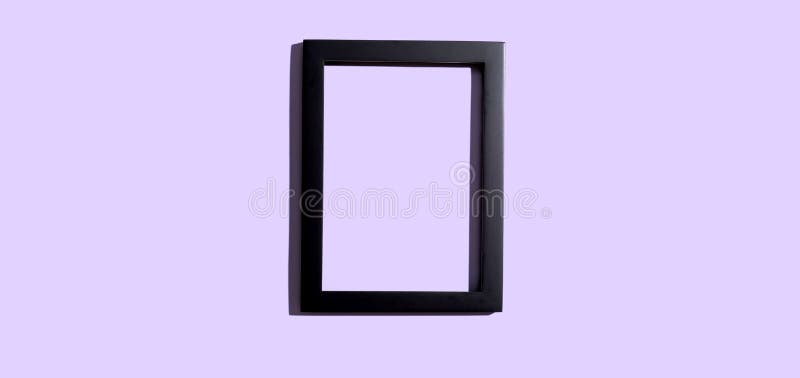 Blank Rectangle Picture Frame Stock Illustration - Illustration of ...