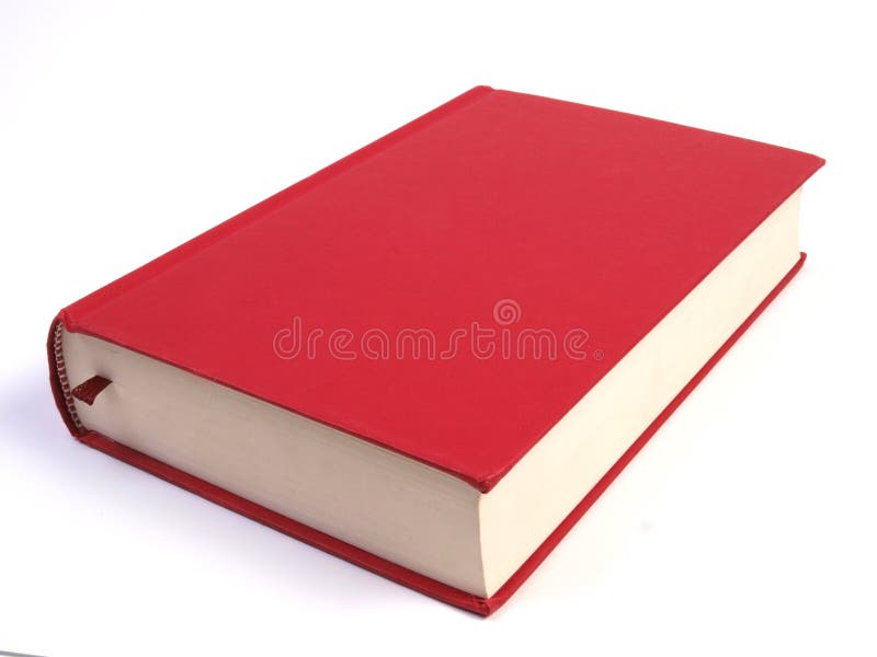 Red book isolated stock photo. Image of wisdom, empty - 13330256