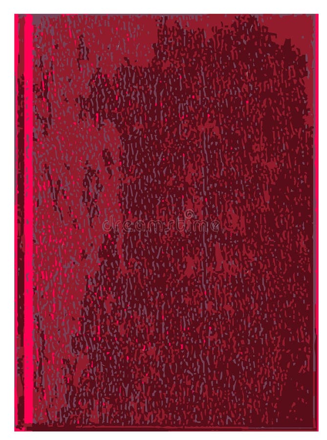 Blank Red Book Cover stock vector. Illustration of drawing - 97786653