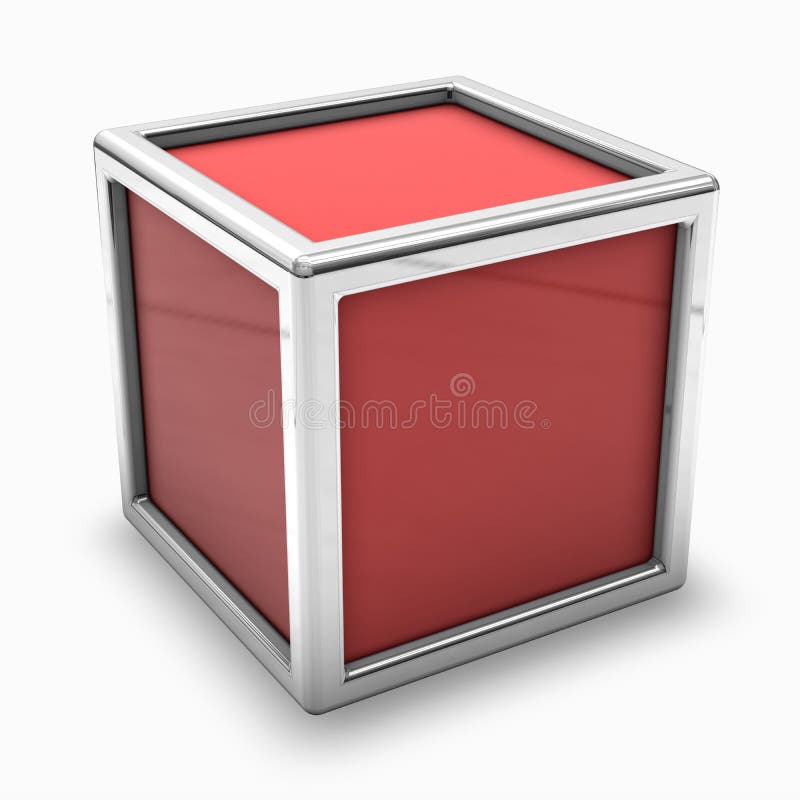 Blank red box stock illustration. Illustration of speculator - 16239256