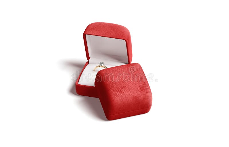 Ring Box Mockup Stock Illustrations – 811 Ring Box Mockup Stock ...