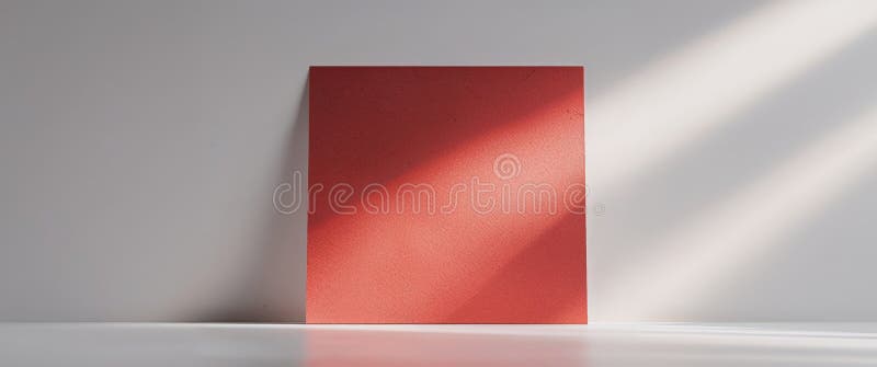 Blank Red Hard Paper Texture Mockup Design Stock Image - Image of hard ...
