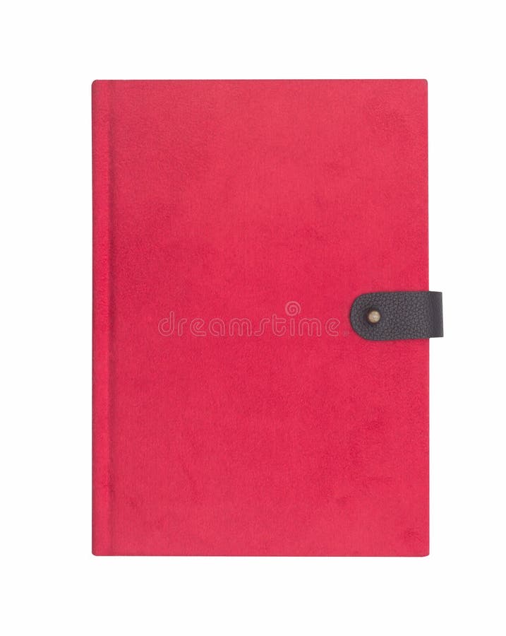 Blank Red Hardcover Notebook Stock Image - Image of study, paper: 41696143