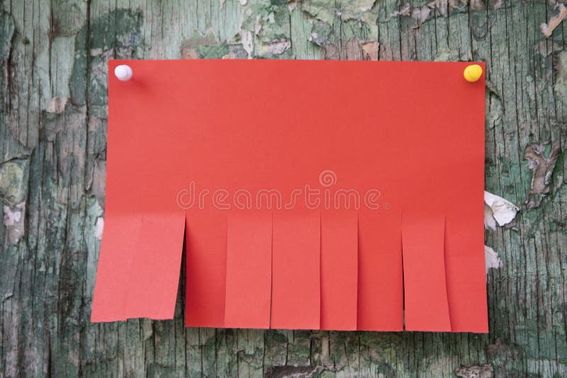Blank red paper stock photo. Image of background, advertising - 124740736