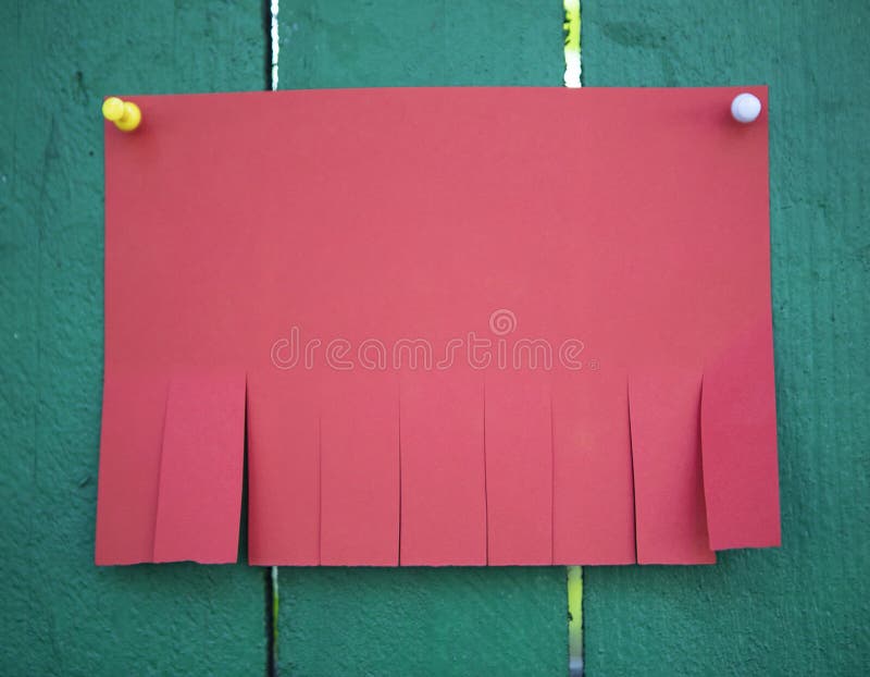 Blank red paper stock image. Image of marketing, cheap - 124740737