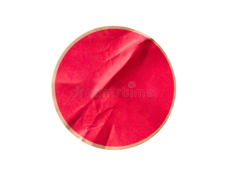329 Red Circle Paper Sticker Stock Photos - Free & Royalty-Free Stock ...