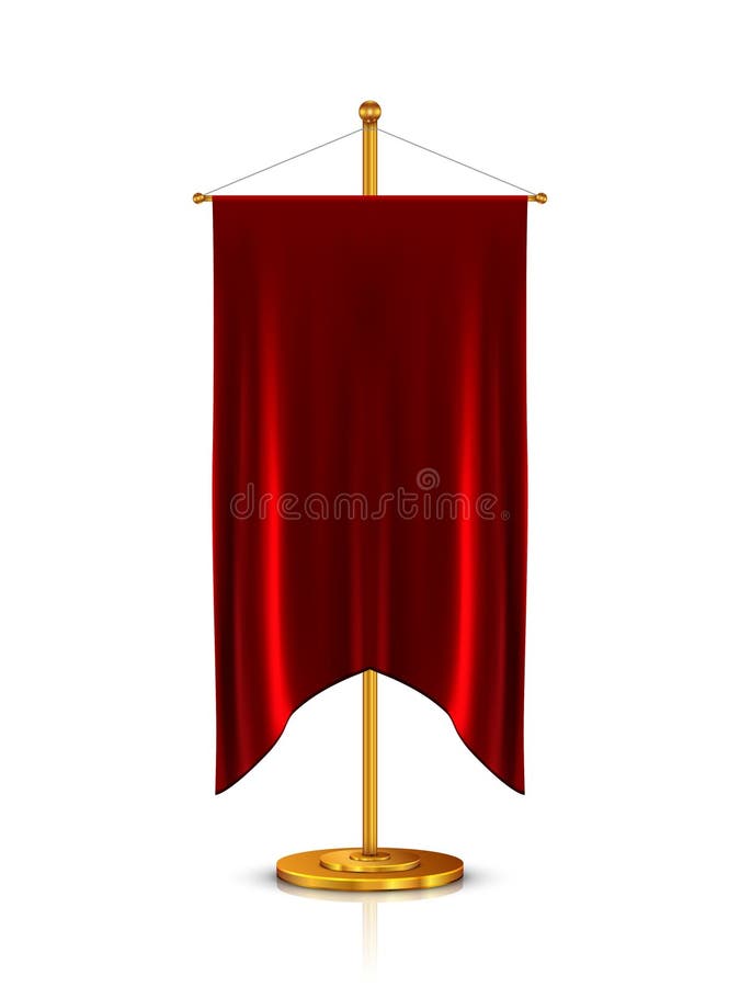 Blank Red Table Flag stock illustration. Illustration of name - 96605459