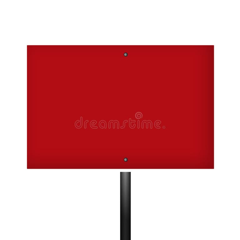 Blank Road Signs Red White Stock Illustrations – 1,209 Blank Road Signs ...