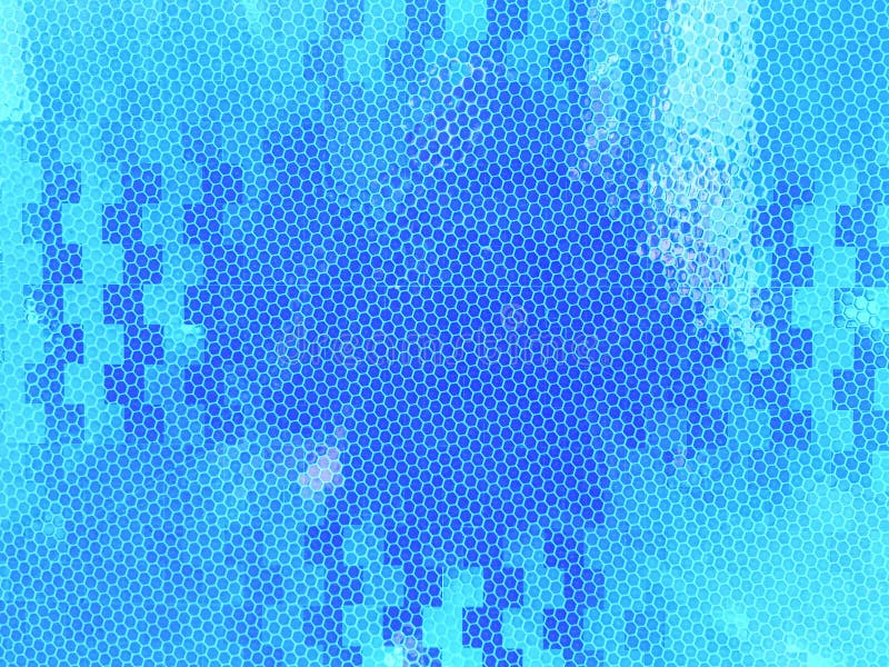 Blank Reflective Road Speed Sign. Blue Macro Pattern Stock Image ...