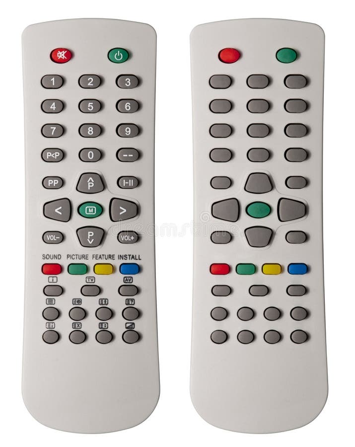 Isolated Remote Controller stock image. Image of movie - 18363707