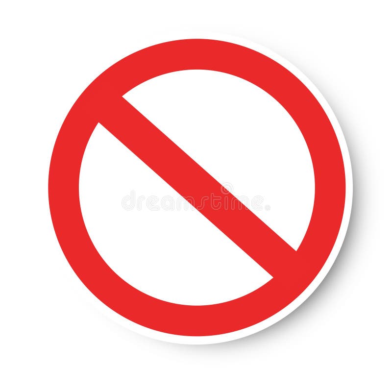 Blank Restriction Sign Concept Abstract Picture. Business Artwork ...