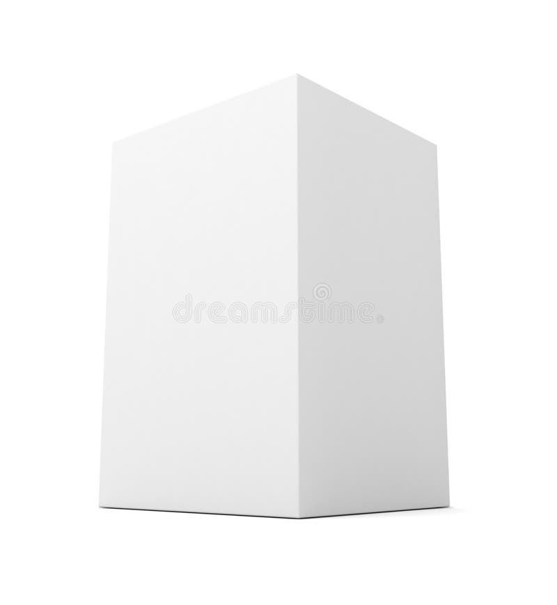 Blank Retail Product Box Concept 3d Illustration Stock Illustration ...