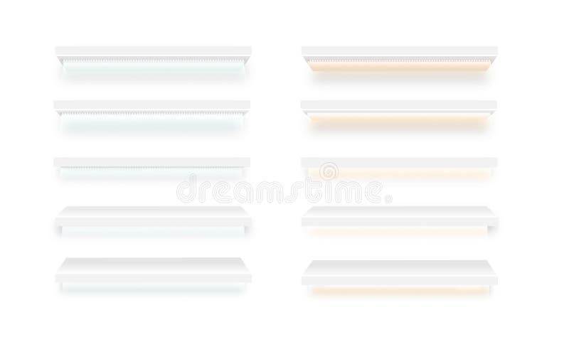 Blank Retail Showcase Empty Store Shelves Supermarket Shelf Template ...