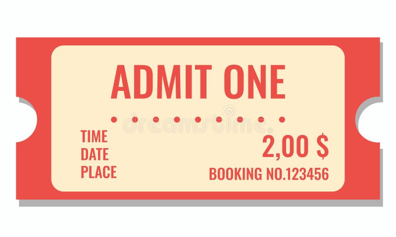 Retro Coupon, Ticket. Retro Sticker Stock Vector - Illustration of ...