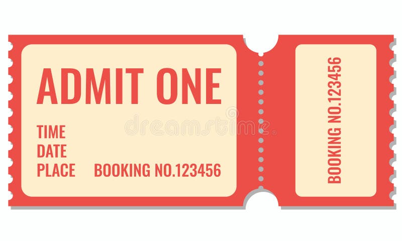 Retro Coupon, Ticket. Retro Sticker Stock Vector - Illustration of ...