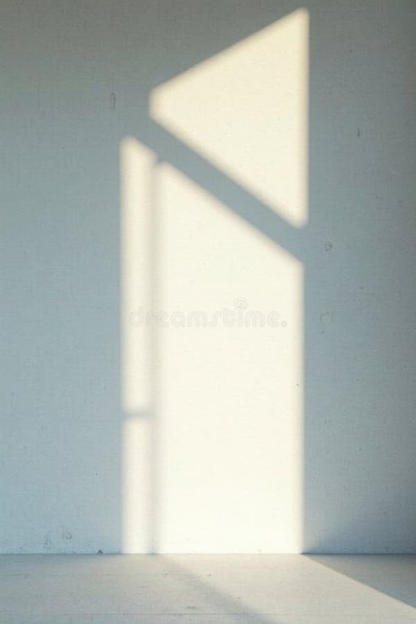 Blank Retro Instant Photo, Strong Shadow Cast on White , Space ...