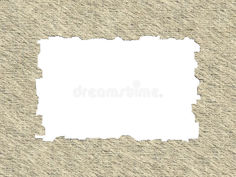 Blank Retro Paper Frame Texture with Clipping Path Stock Illustration ...