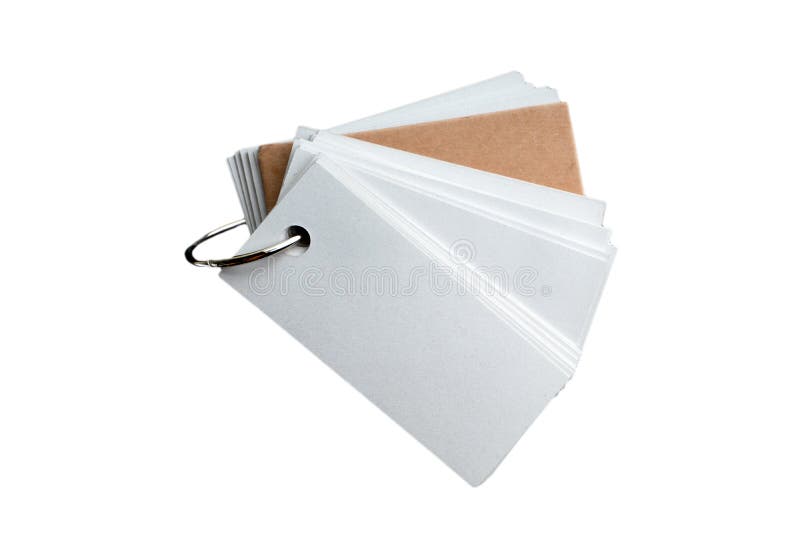 Blank Ring Memo or Notepad on White Stock Image - Image of draw ...