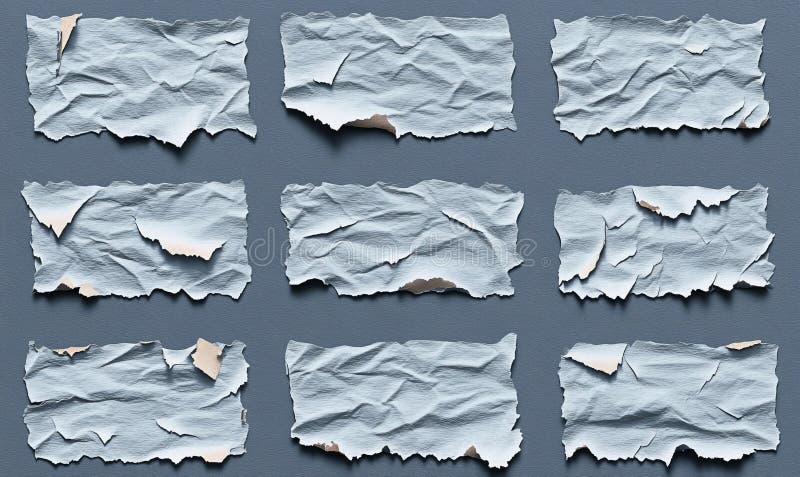 Blank Ripped Paper, Torn Page Piece, Scrapbook Note Paper Piece ...