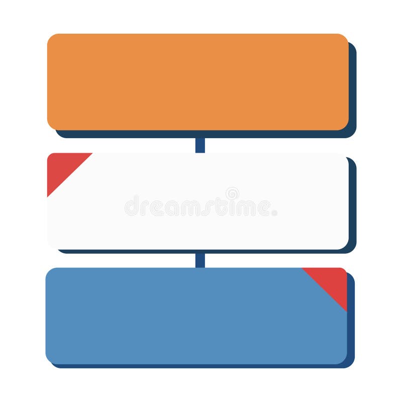 A Blank Road Sign with an Arrow Icon is a Vector Illustration Design ...