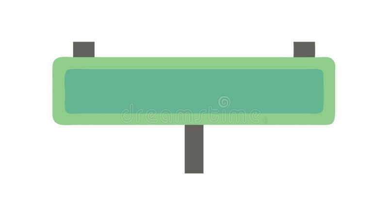 Blank Road Sign Board Outline Icon, Information, Direction, Vector ...