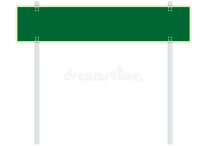 Blank road sign stock vector. Illustration of copyspace - 49210188