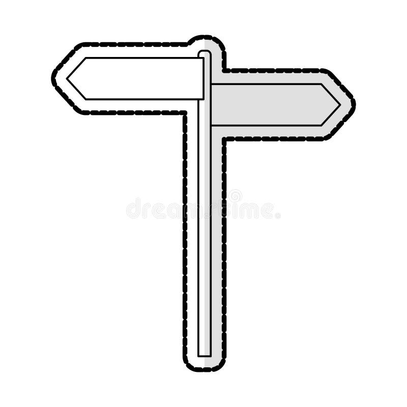 Blank road sign icon image stock vector. Illustration of road - 87615397