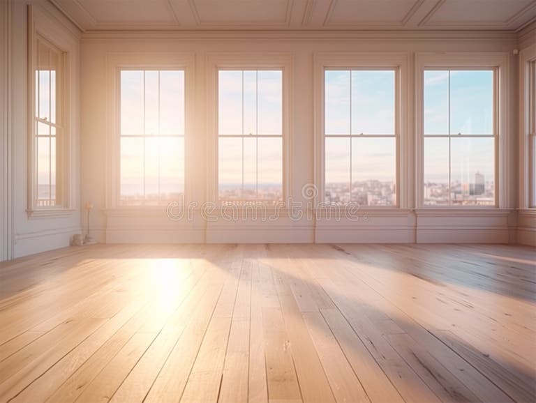 Blank room template design stock illustration. Illustration of home ...