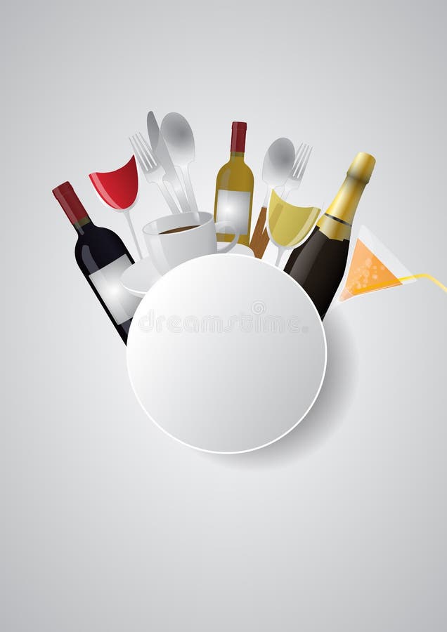Blank round food stock illustration. Illustration of lunch - 55004062