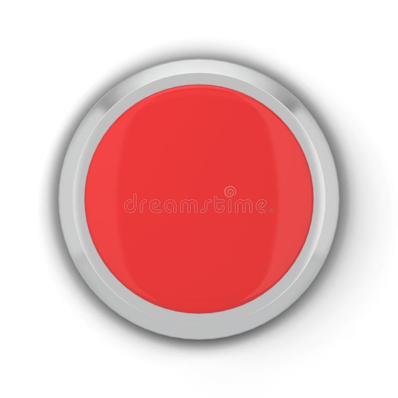 Blank round push button stock illustration. Illustration of control ...