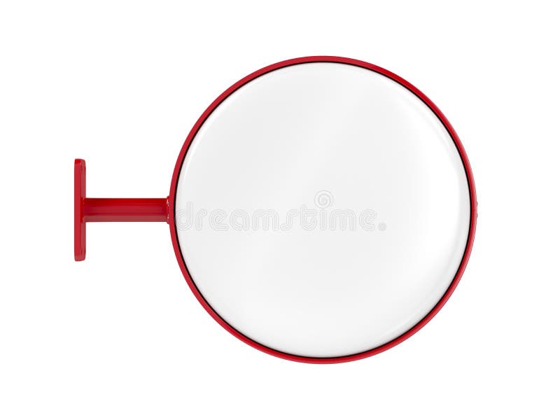 Blank round signboard stock illustration. Illustration of circle ...