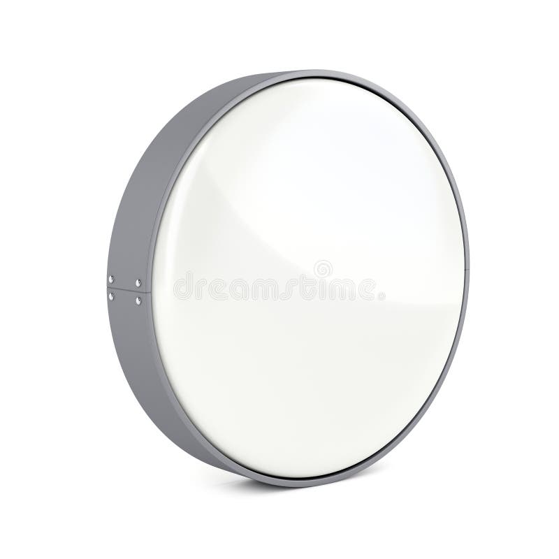 Blank round signboard stock illustration. Illustration of round - 98787620