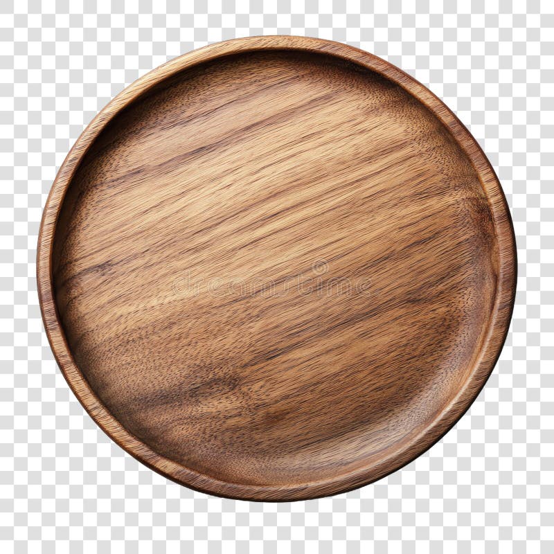 Blank round wood plate stock image. Illustration of table - 341463649